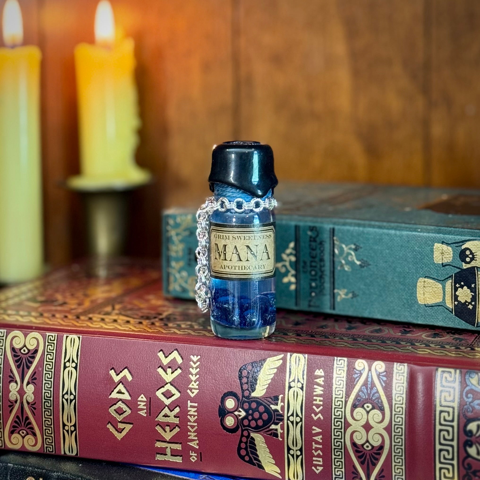 Mana Potion, A Mini Potion Bottle Fidget – Grim Sweetness Apothecary