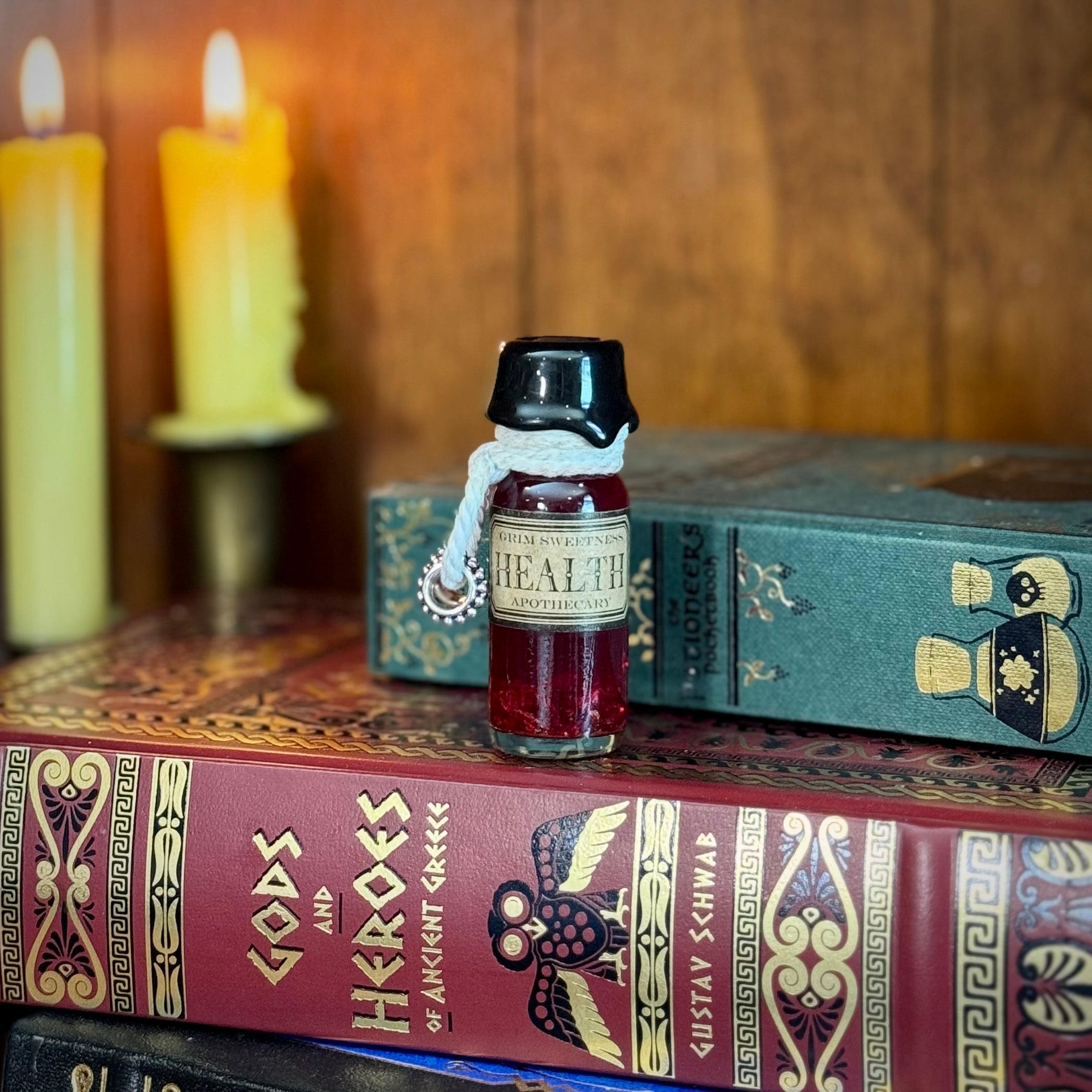 Health Potion, A Mini Potion Bottle Fidget – Grim Sweetness Apothecary