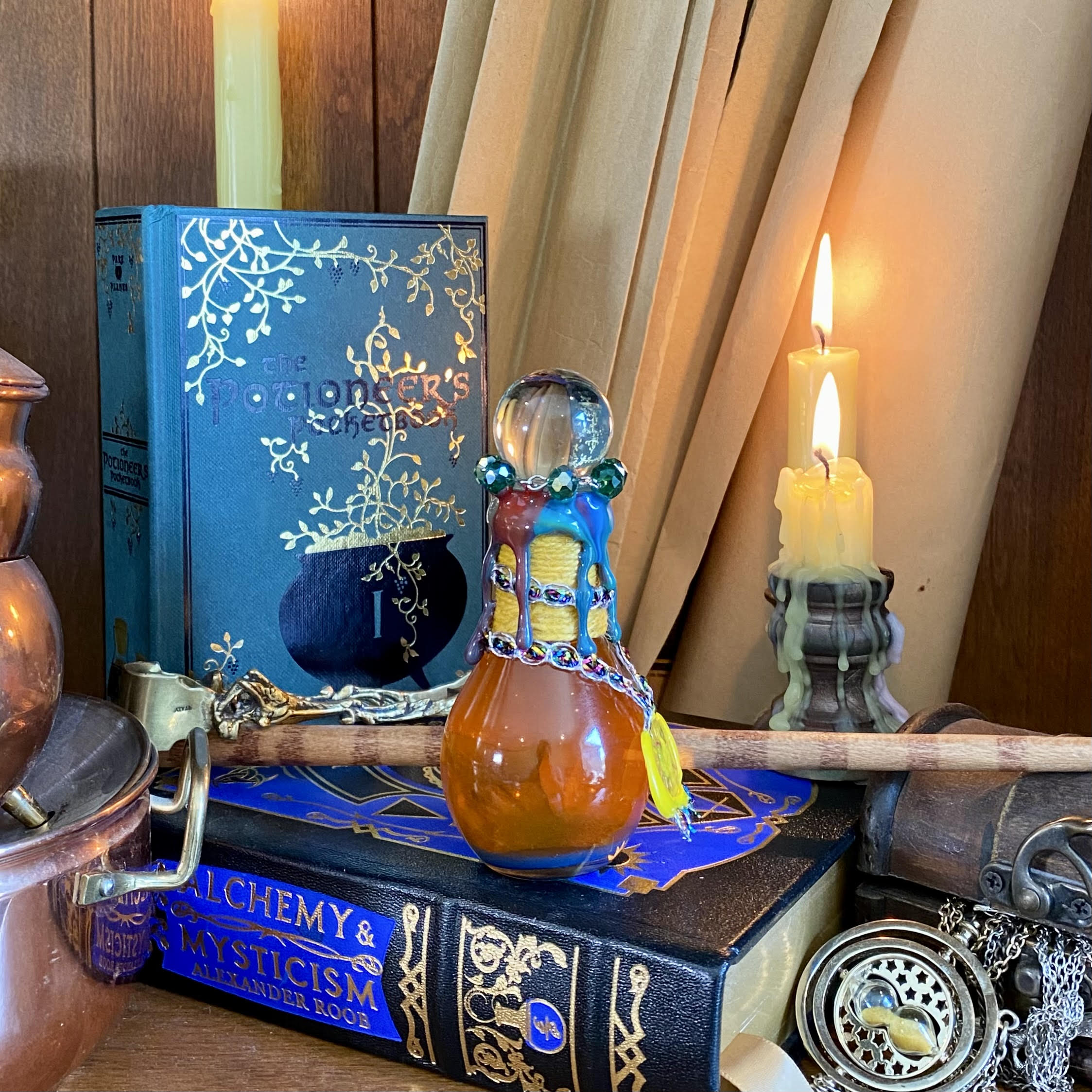 Elixir to Induce Euphoria, A Color Changing Potion Bottle Prop – Grim ...
