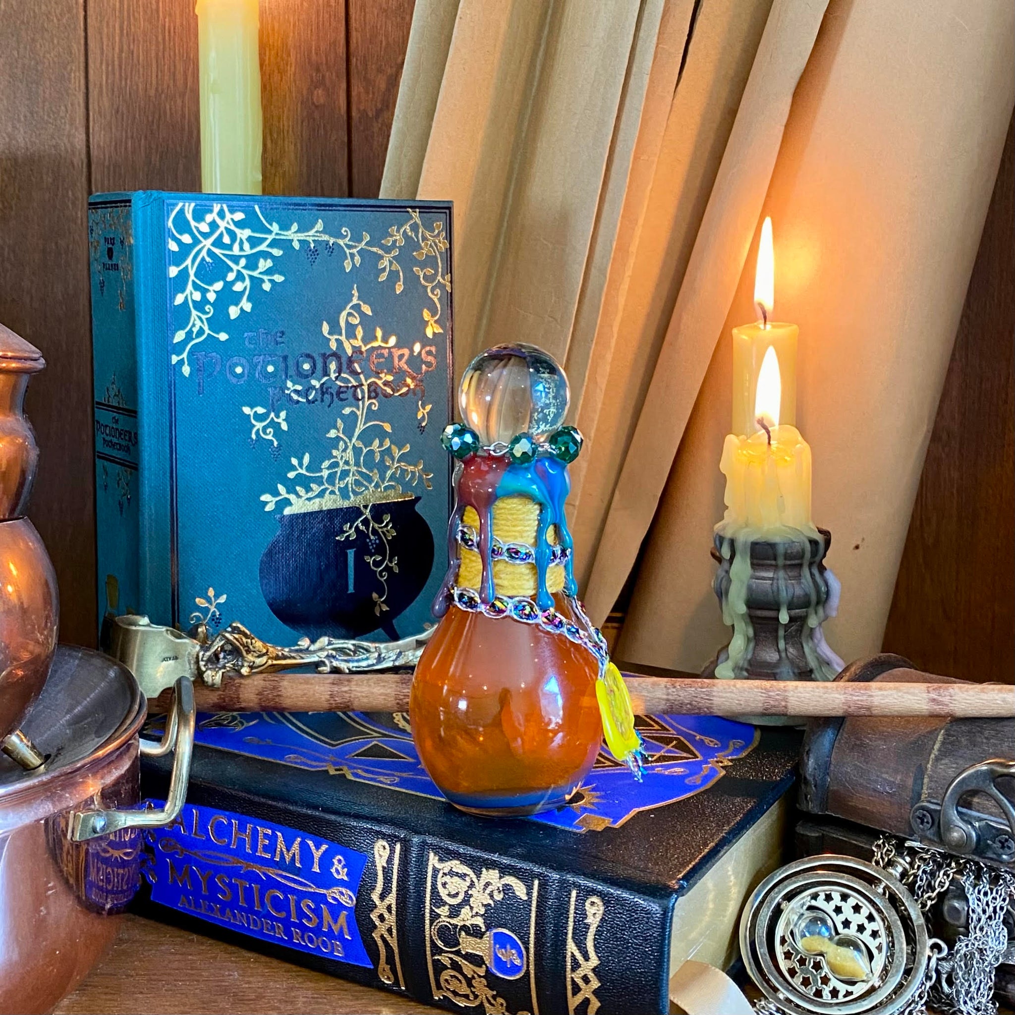 Elixir to Induce Euphoria, A Color Changing Potion Bottle Prop – Grim ...