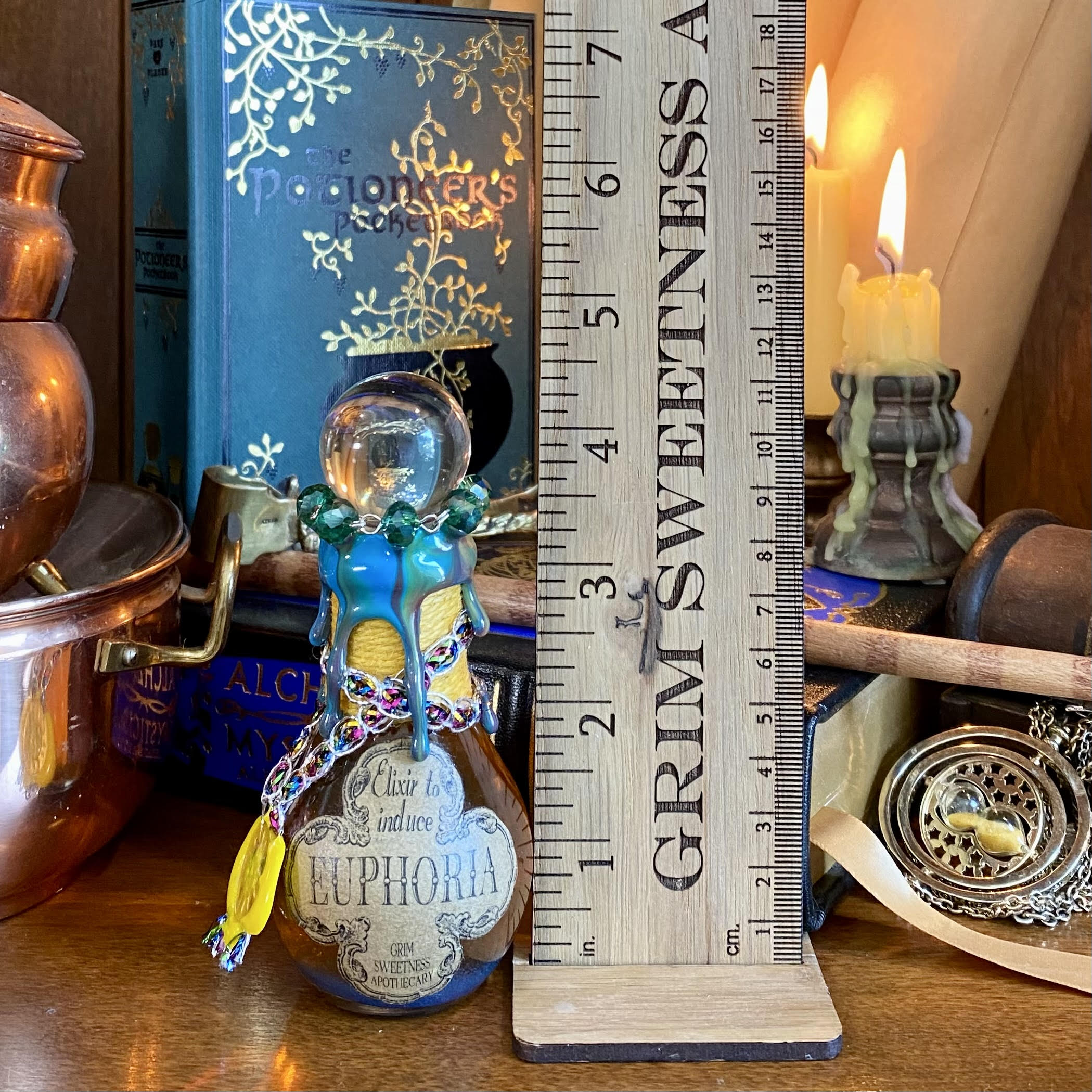Elixir to Induce Euphoria, A Color Changing Potion Bottle Prop – Grim ...