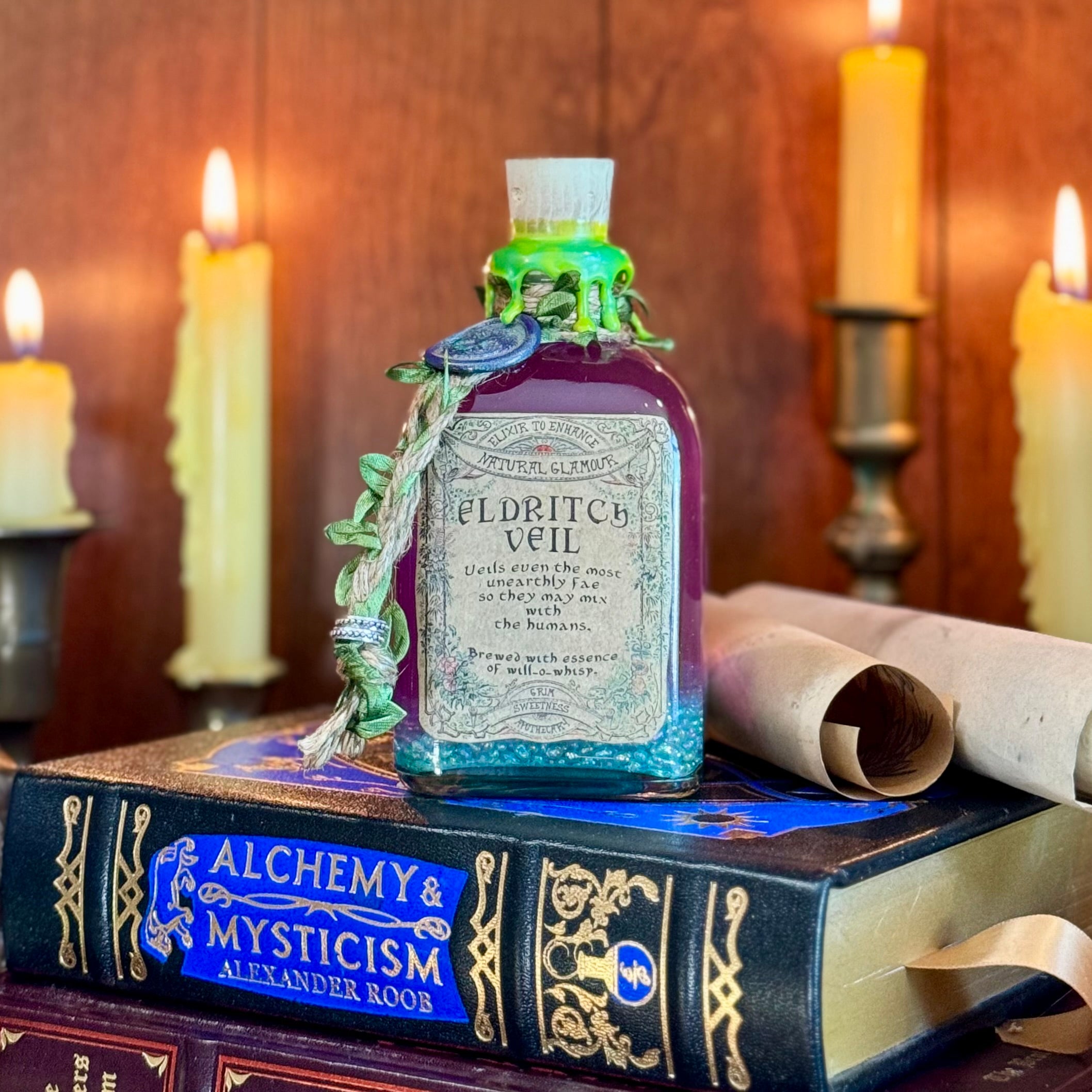 Eldritch Veil. A Fae, Color Change Potion Bottle Prop – Grim Sweetness ...