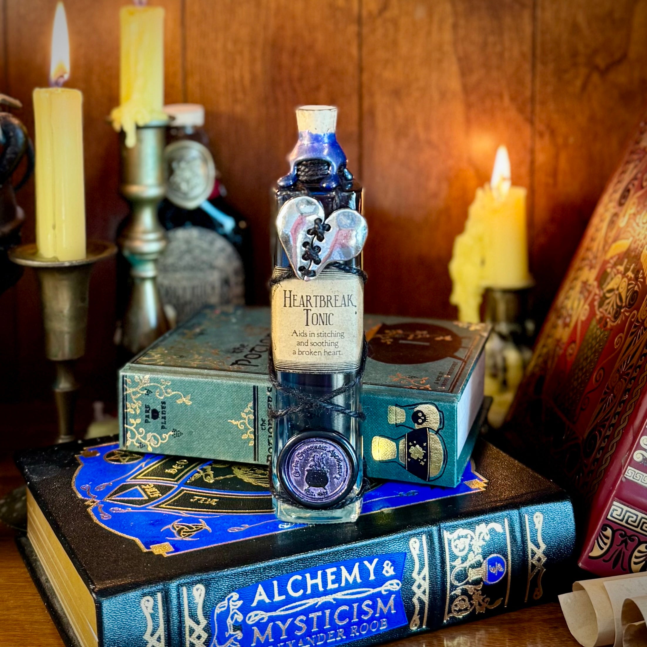 Heartbreak Tonic, A Color Changing Potion Bottle Prop – Grim Sweetness ...