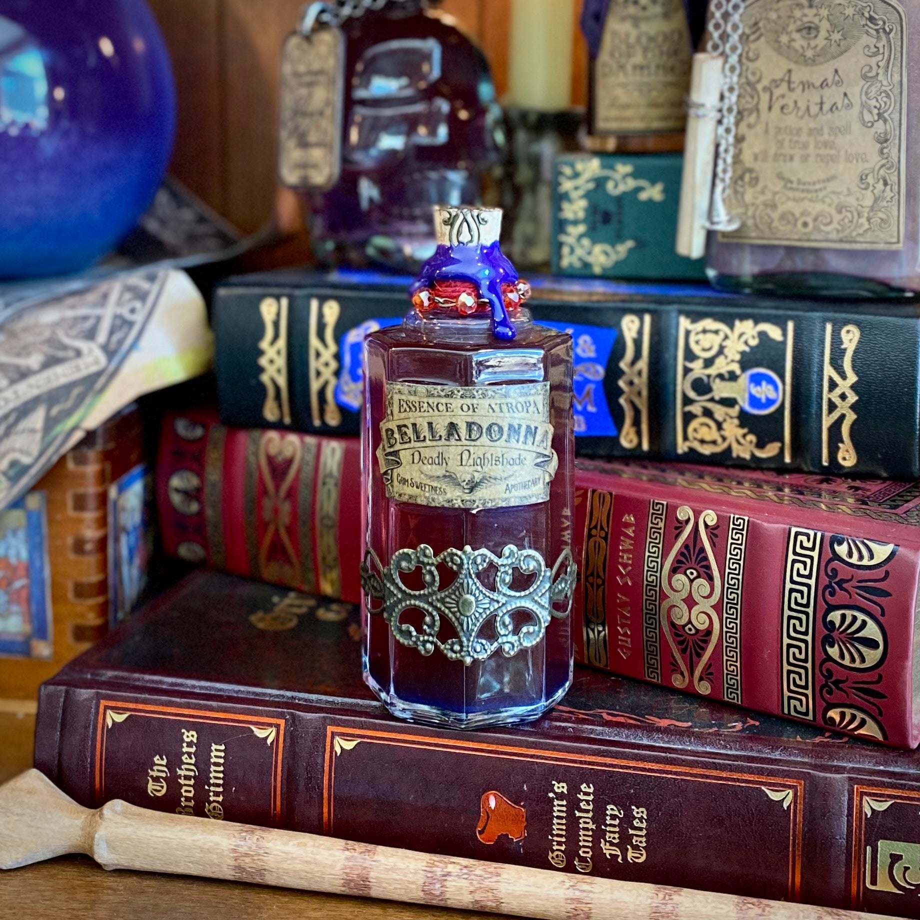 Essence of Belladonna, Deadly Nightshade, Color Change Potion Bottle ...