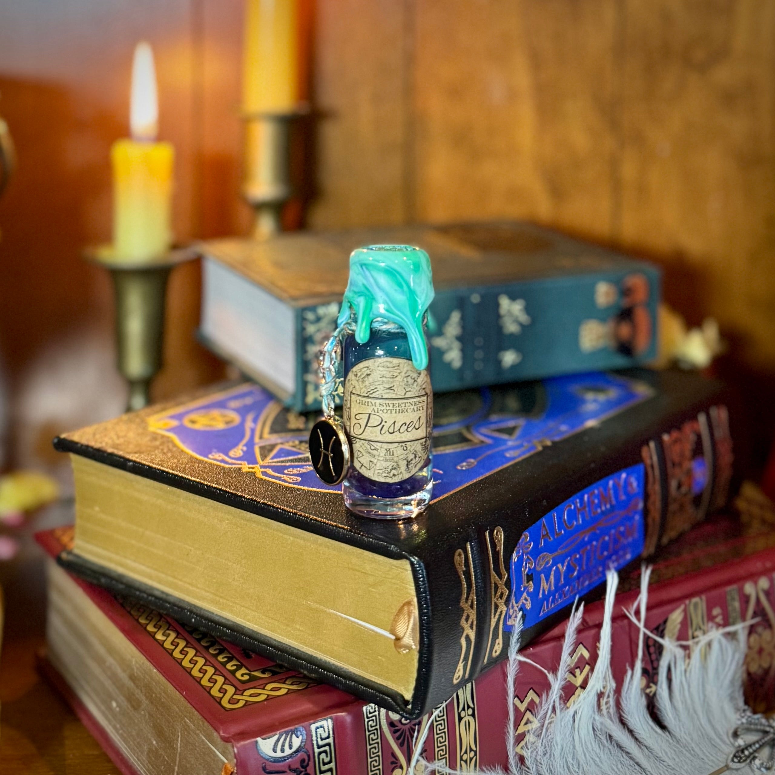 Pisces, A Zodiac Themed Mini Potion Bottle Fidget – Grim Sweetness ...