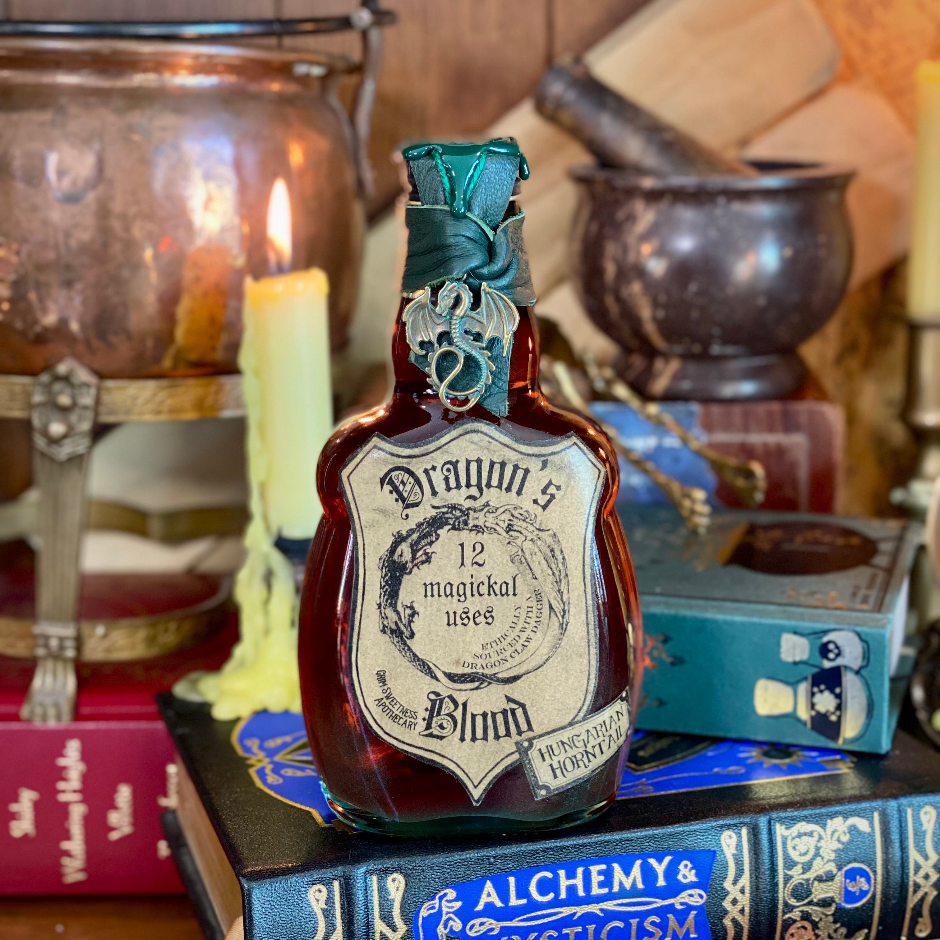 Dragon’s Blood, A Color Change Potion Bottle Prop – Grim Sweetness ...