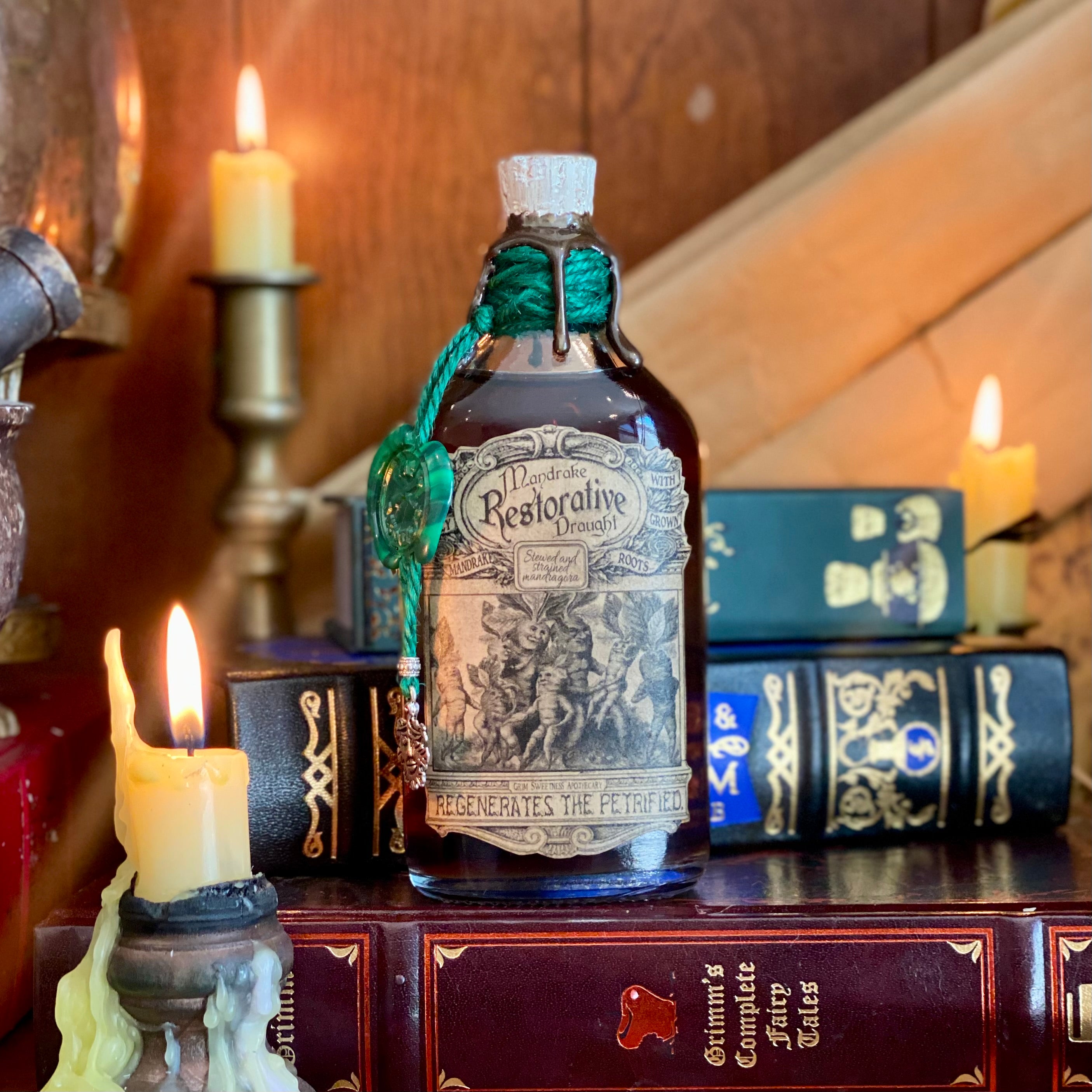 Mandrake Restorative Draught, A Color Changing Potion Bottle Prop ...
