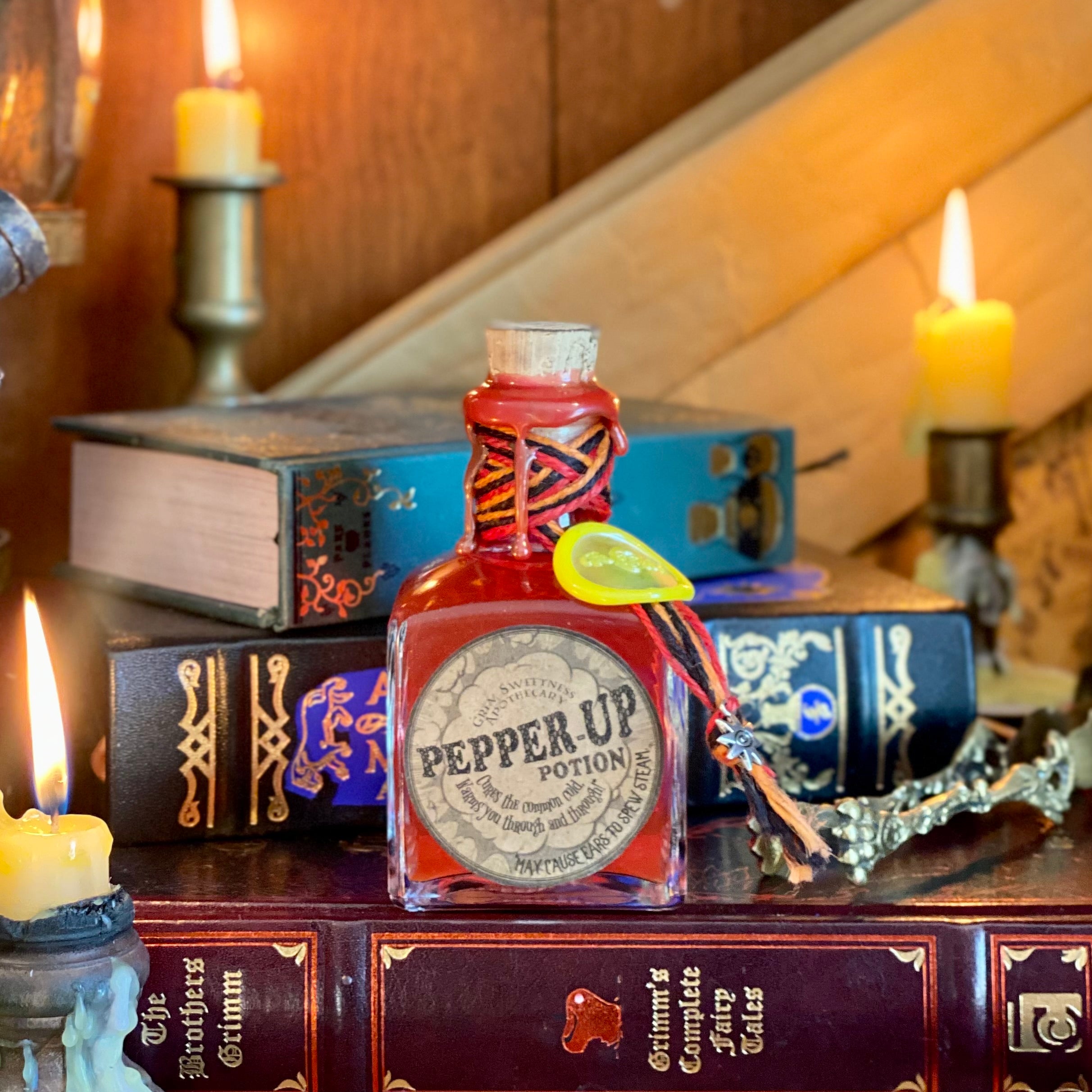 Magical apothecary bottle props that swirl. change color and glow ...