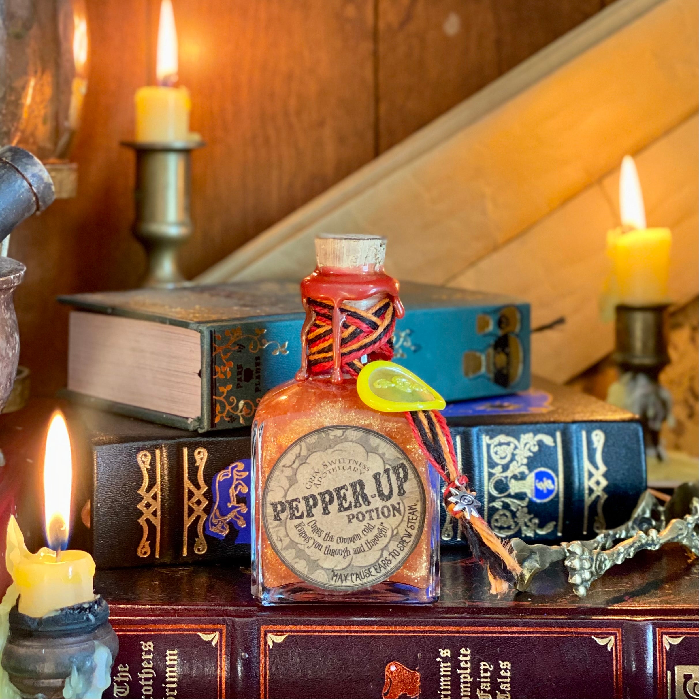 Magical apothecary bottle props that swirl. change color and glow ...