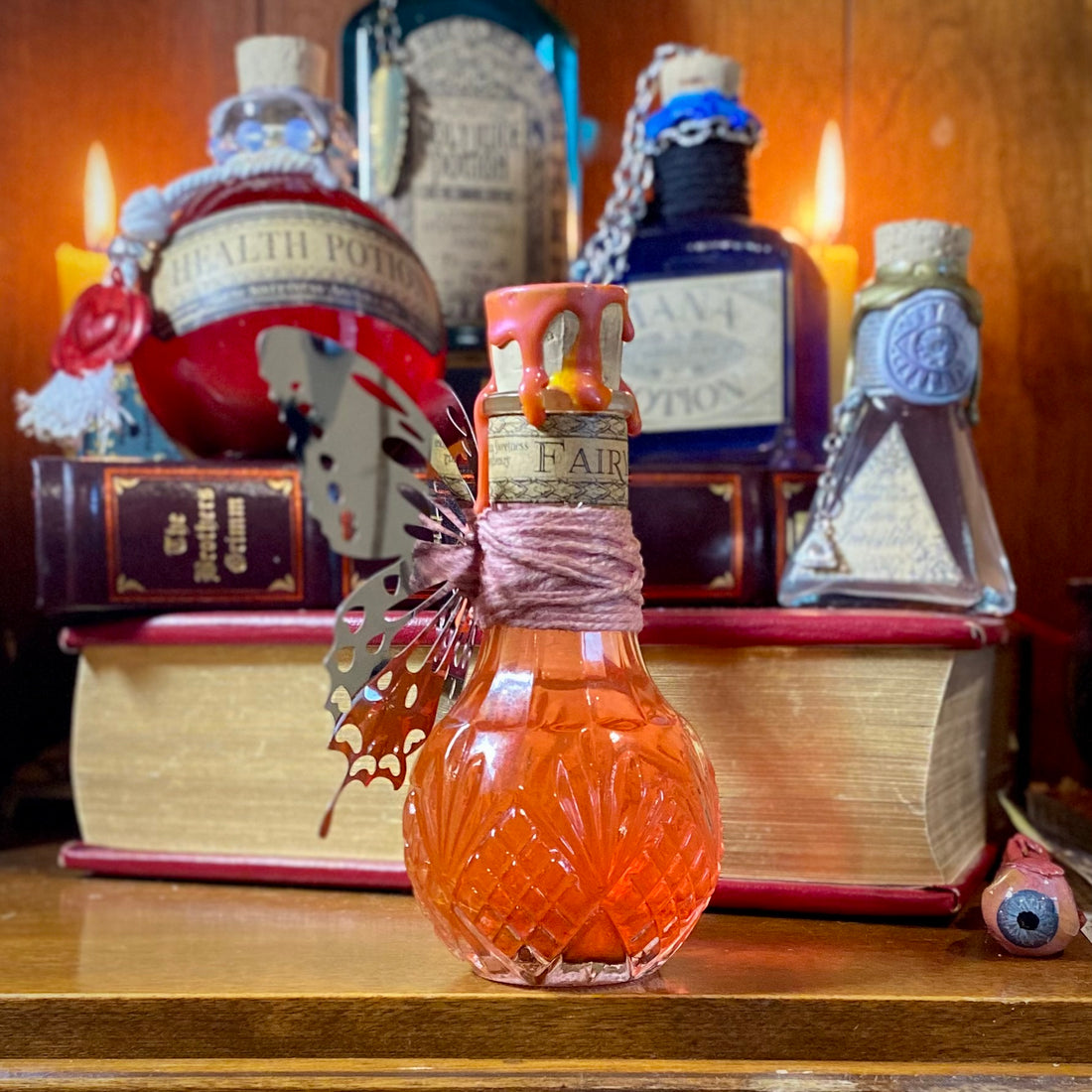 Fairy Tonic, A Swirling Potion Bottle Prop – Grim Sweetness Apothecary