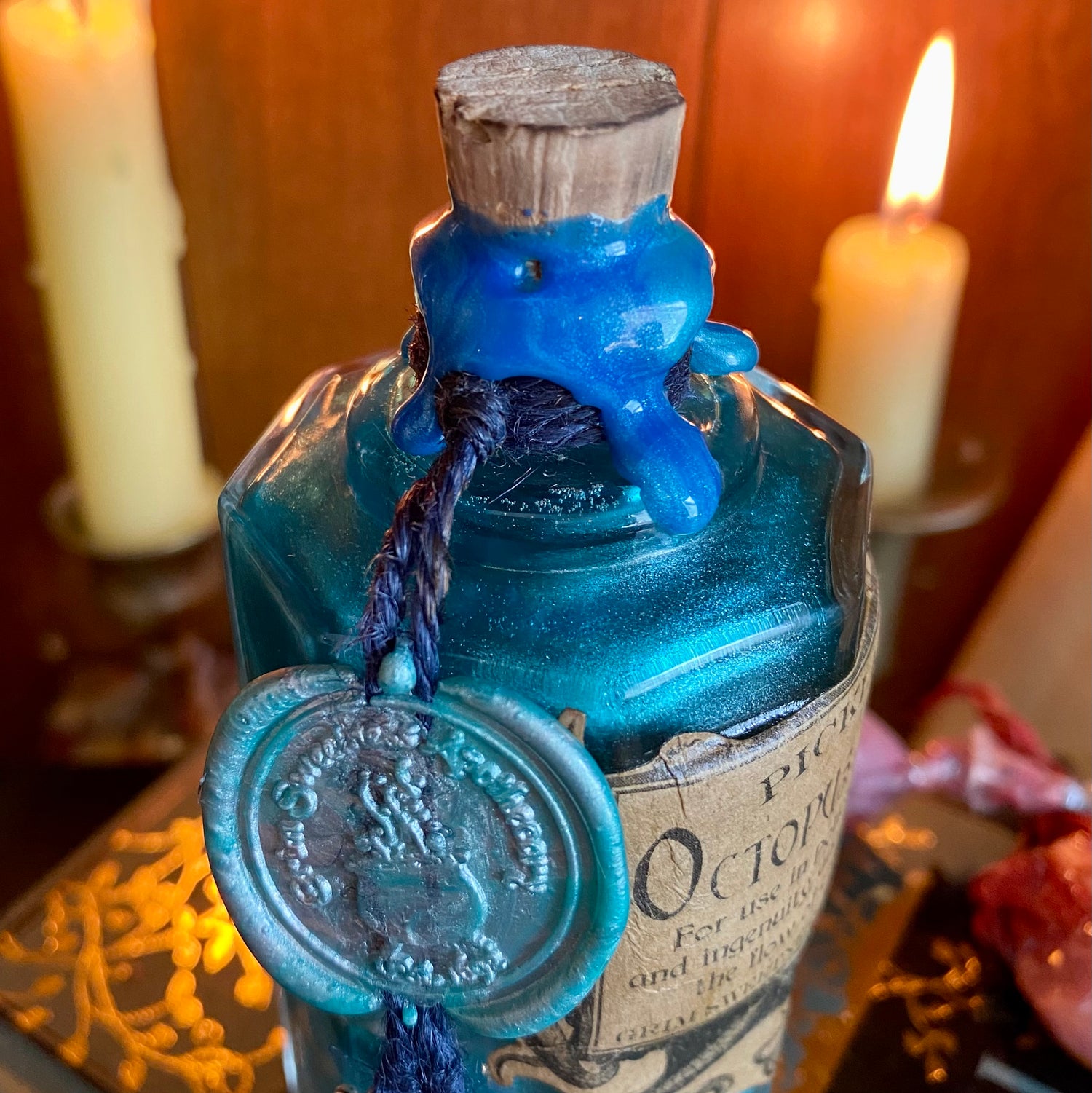 Pickled Octopus Eggs, A Color Changing, Decorative Potion Bottle Prop ...