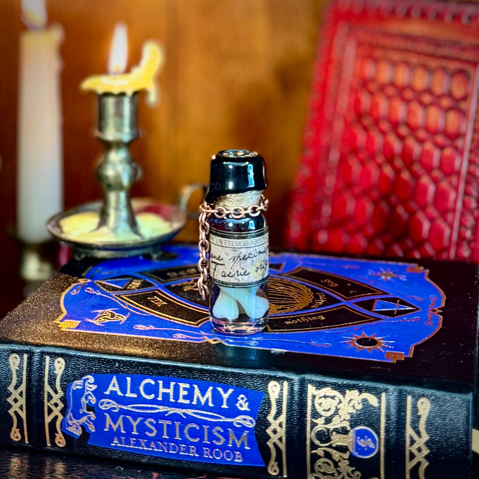 Faerie Bones Specimen Jar, A Mini Potion Bottle Fidget – Grim Sweetness ...