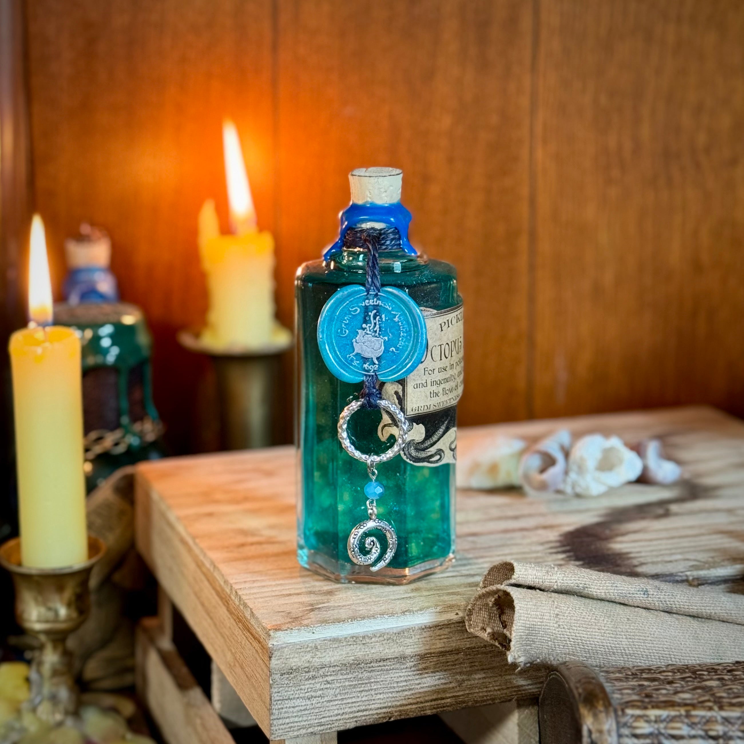 Pickled Octopus Eggs, A Color Changing, Decorative Potion Bottle Prop ...