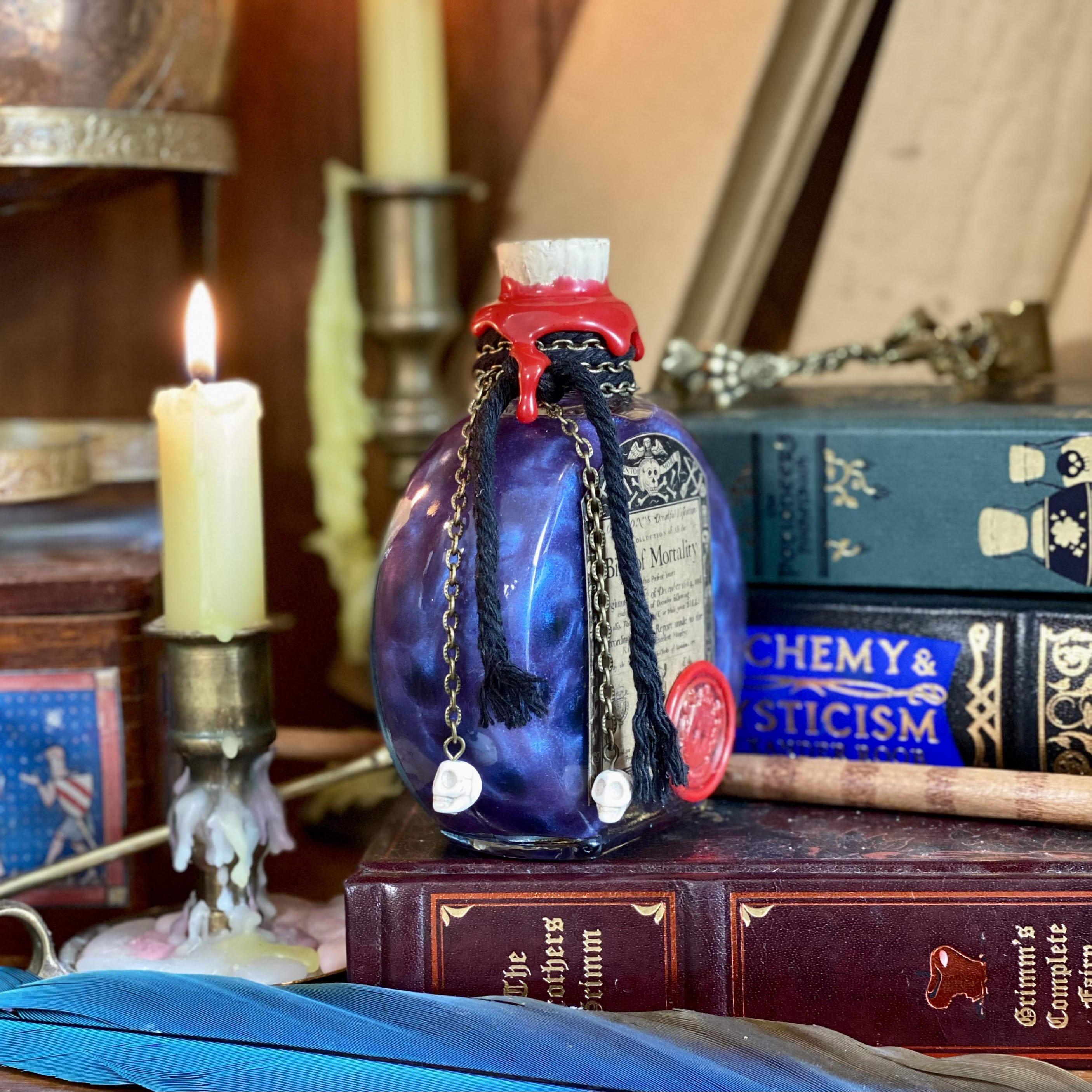 Bubonic Tonic, Color Change Plague Potion Prop – Grim Sweetness Apothecary