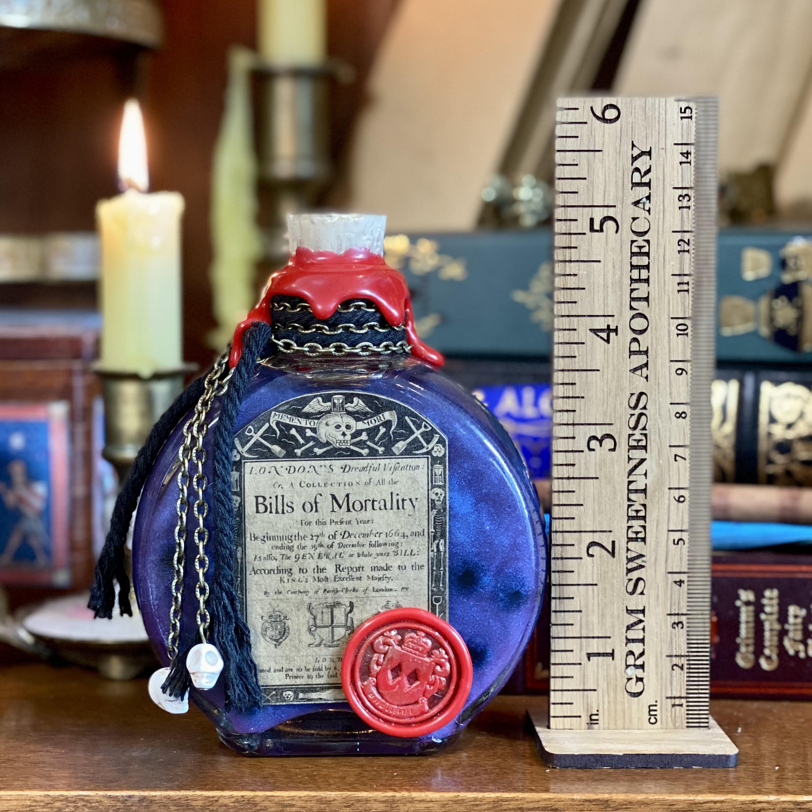Bubonic Tonic, Color Change Plague Potion Prop – Grim Sweetness Apothecary