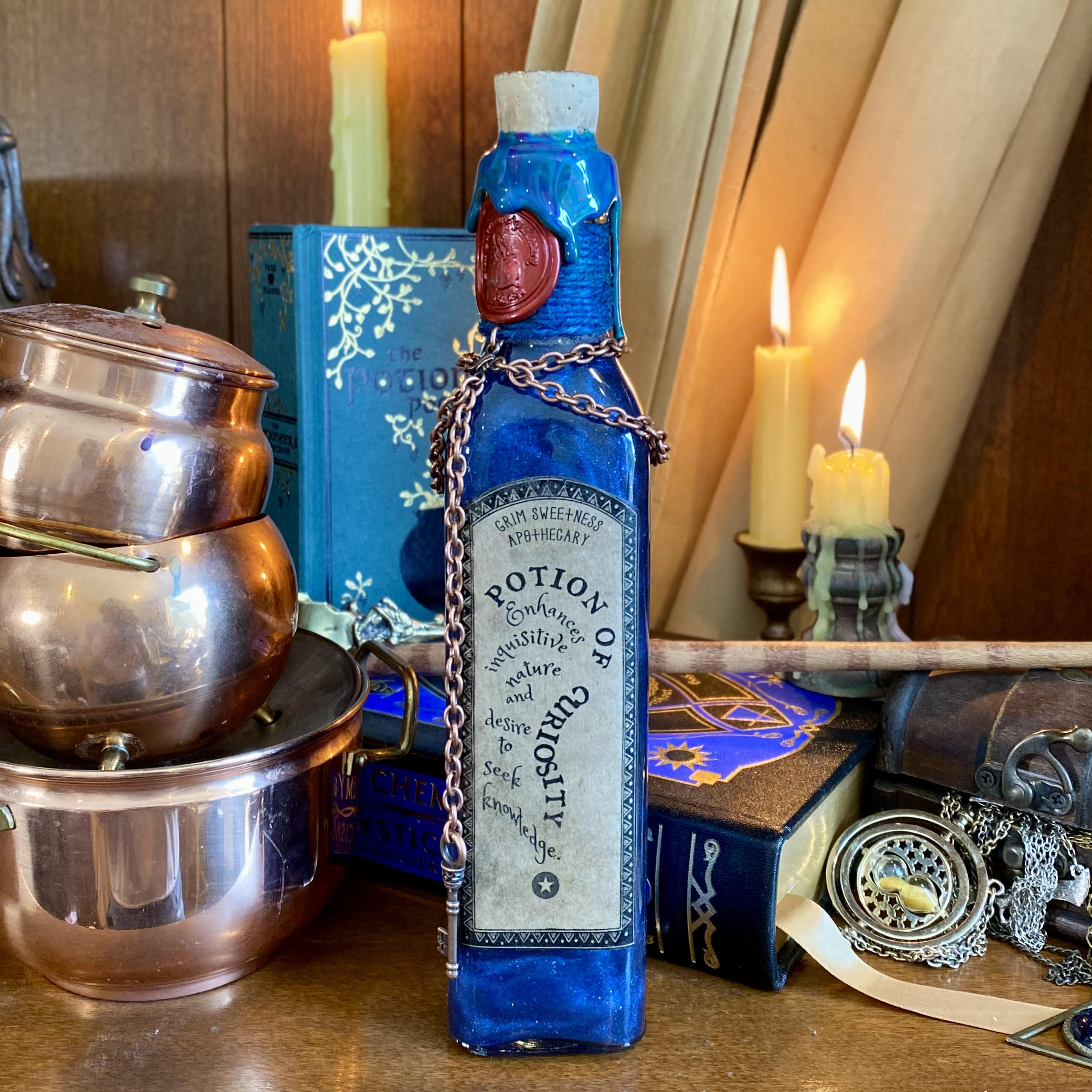 Potion of Curiosity, A Color Changing Potion Bottle Prop – Grim ...