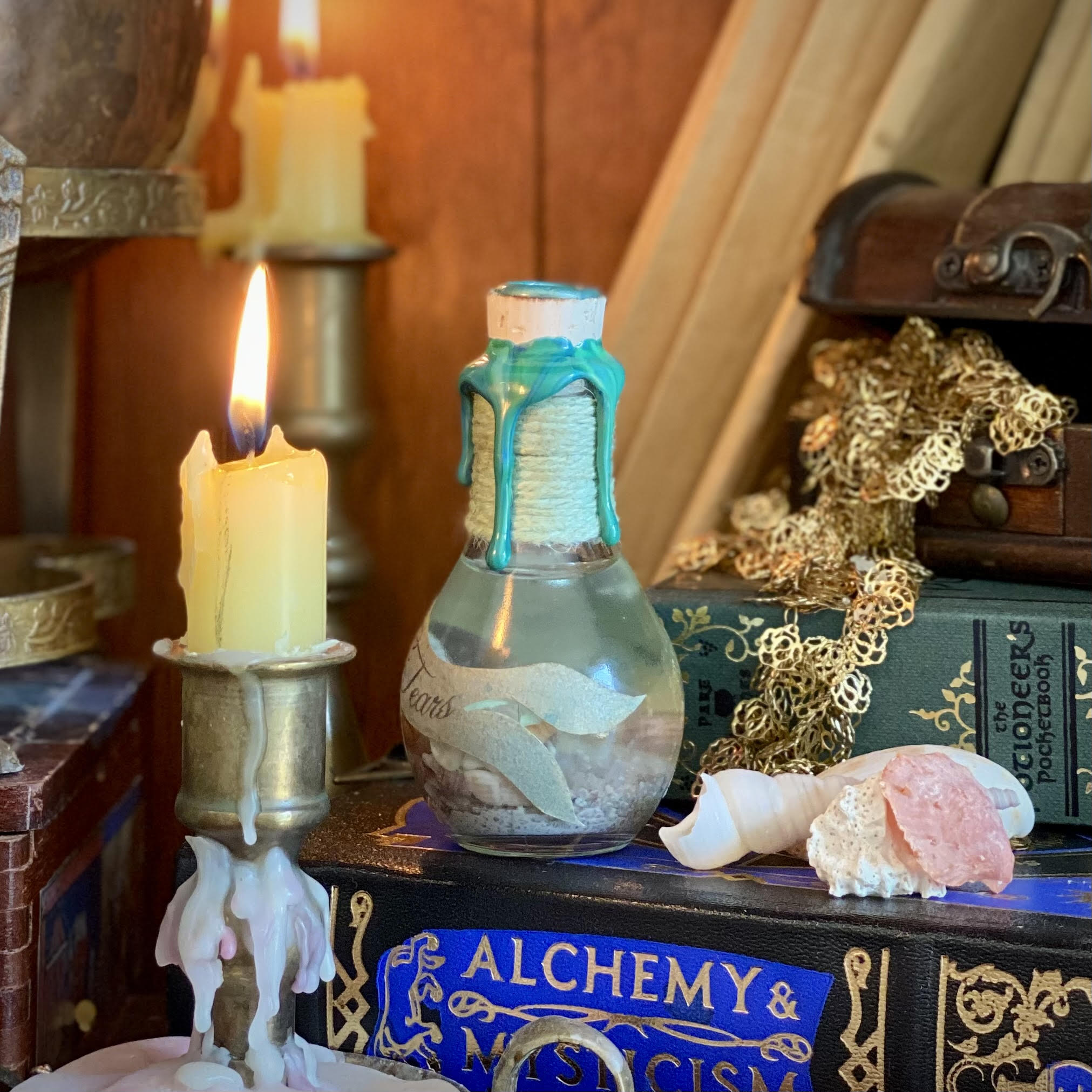 Mermish Tears, A Stormy Ocean Potion Bottle Prop – Grim Sweetness ...