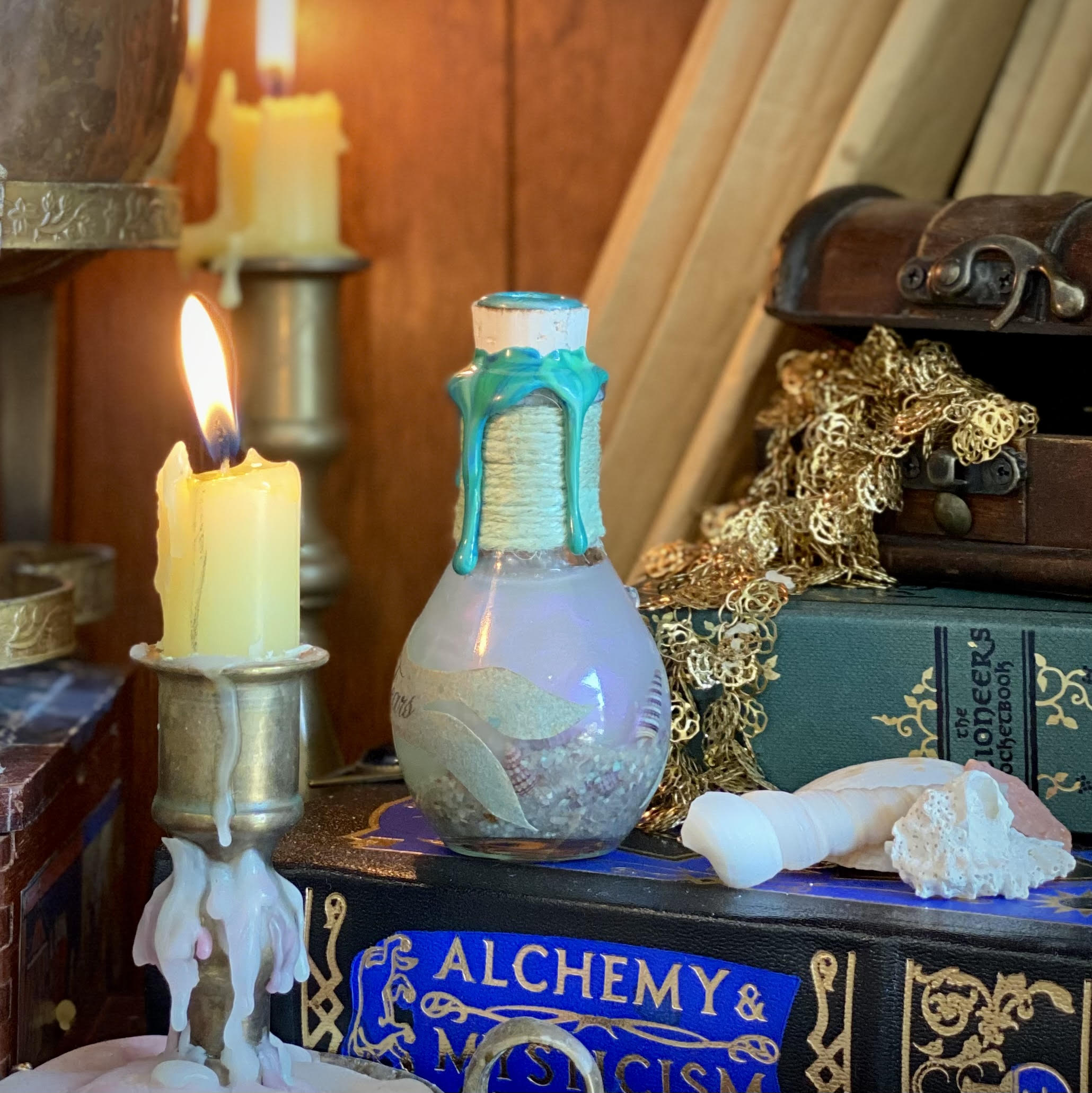 Mermish Tears, A Stormy Ocean Potion Bottle Prop – Grim Sweetness ...