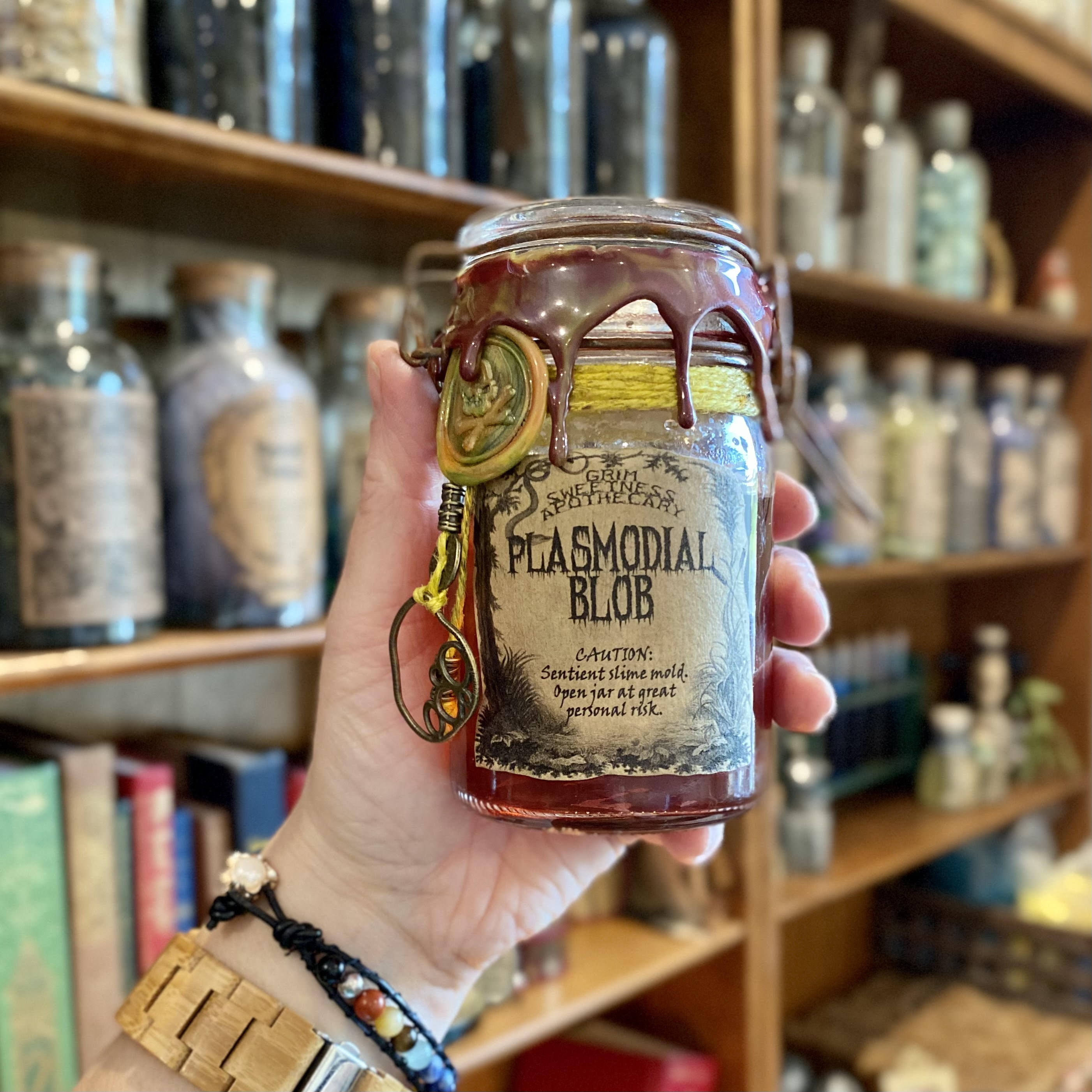 Plasmodial Blob, A Sentient Slime Mold, Fantasy Apothecary Jar – Grim ...