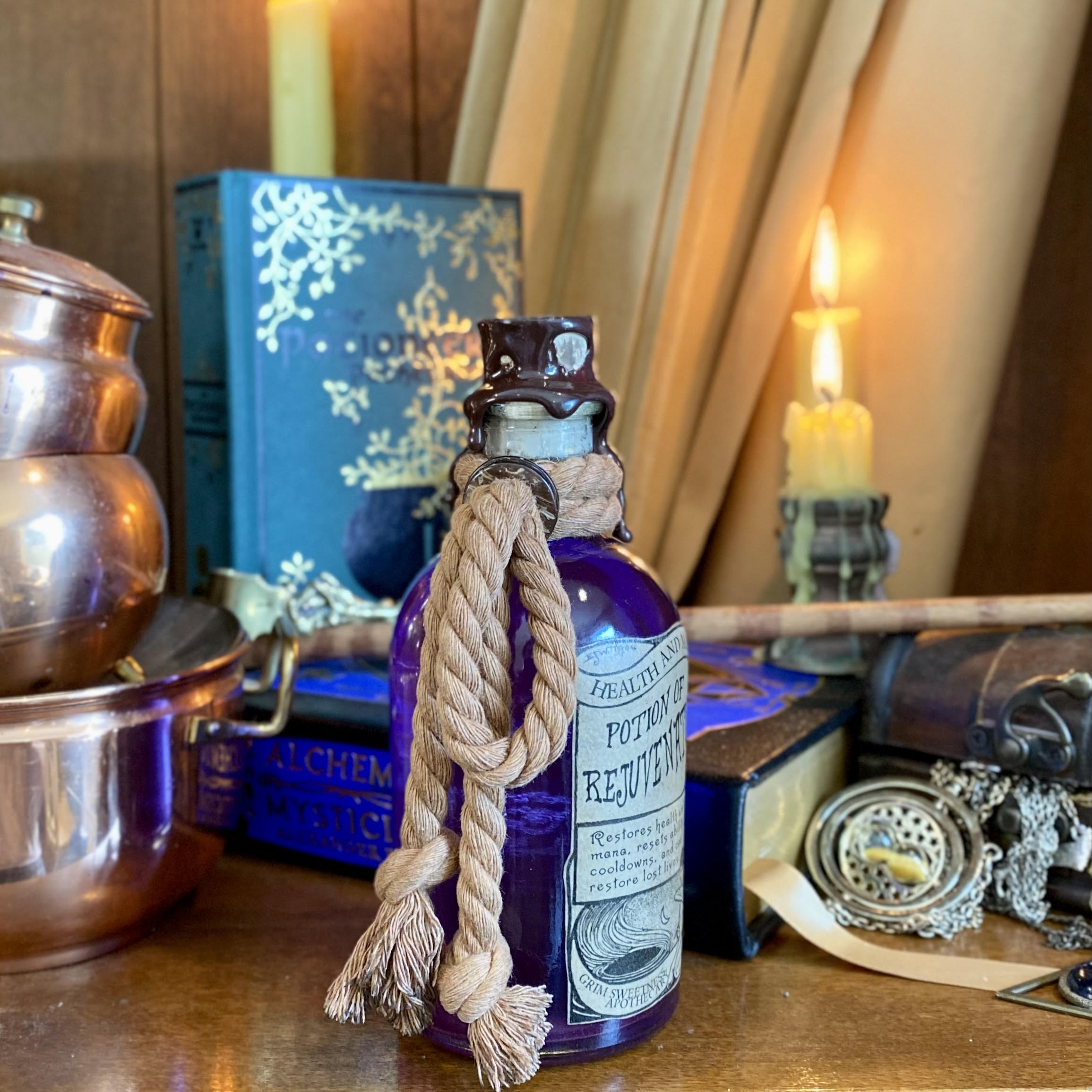Potion of Rejuvenation, A Color Changing Potion Bottle Prop – Grim ...
