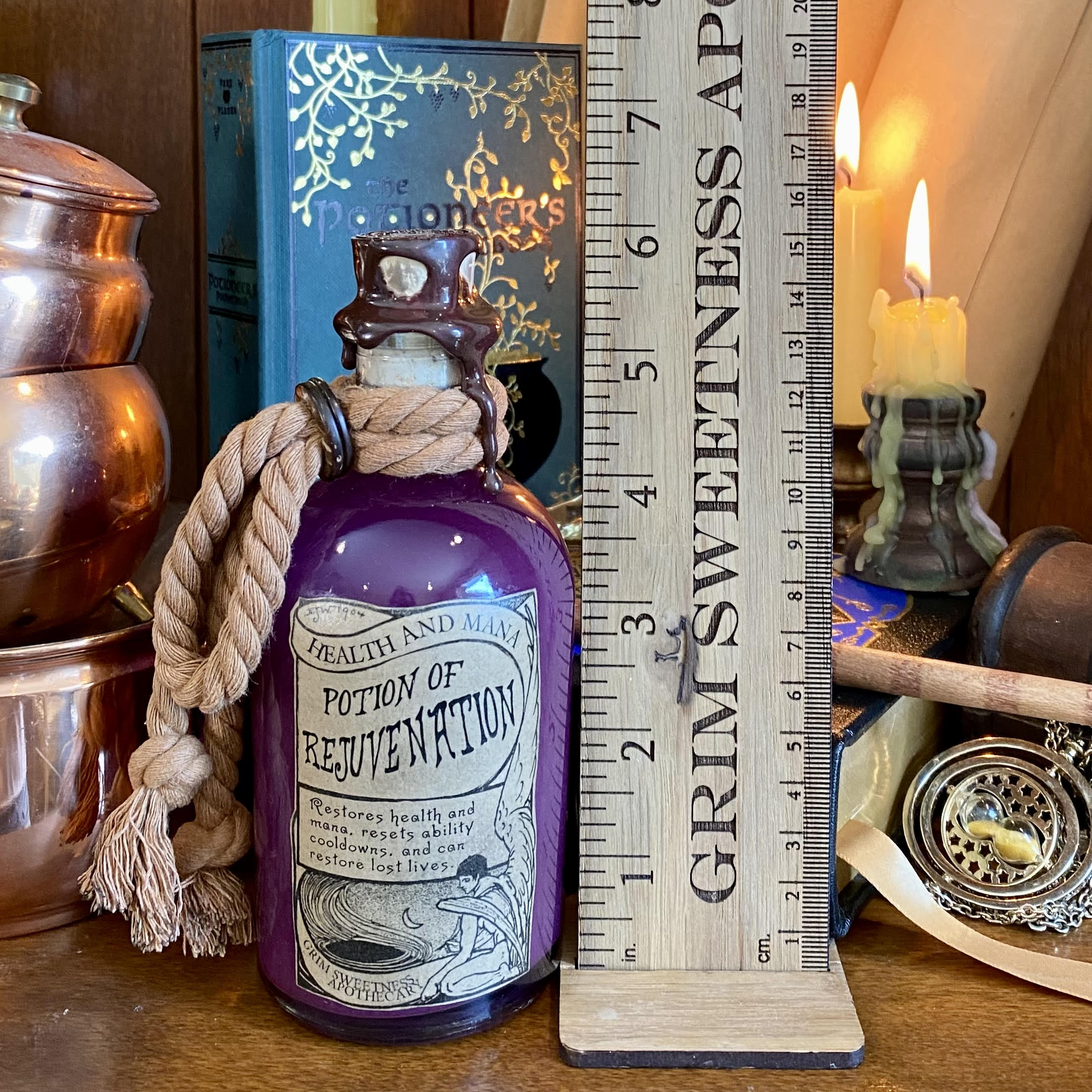 Potion of Rejuvenation, A Color Changing Potion Bottle Prop – Grim ...